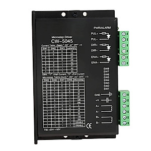 Fdit Stepper Motor, Stepper Motor Microstep Driver 4.5A 24V-50VDC for CNC Motors CW-5045