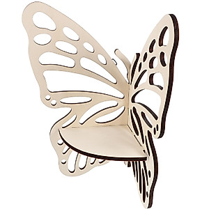 DEARMAMY Butterfly Corner Shelf Floating Shelf Display Shelf for Bedrooms Boho Cute Bathroom Kitchen Office Living Room Decor
