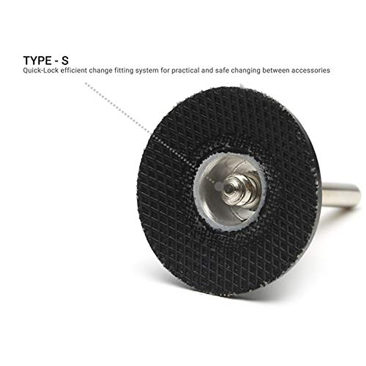 Glass Polish GP12731 Roll-on Backing Pad S-Type, Quick-Lock Backer, Ø 2 inch