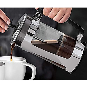 ESPRO P5 French Press - Double Micro-Filtered Coffee and Tea Maker, 32 Ounce, Polished Stainless Steel