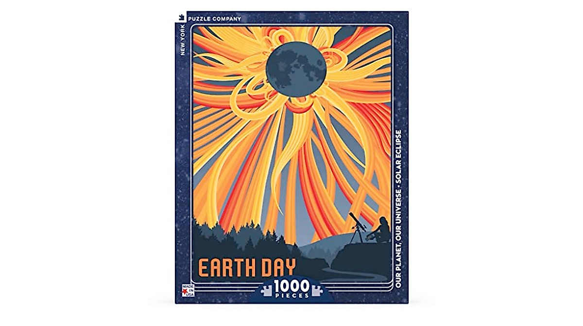NASA Solar Eclipse 1000 Piece Puzzle - New York Puzzle Co