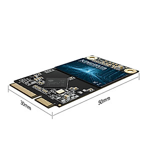 KINGDATA SSD Msata 128GB SataⅢ Internal Solid State Drive Mini Sata SSD Disk Including 16GB 32GB 60GB 64GB 120GB 128GB 240GB 480GB 500GB (128GB, Msata)