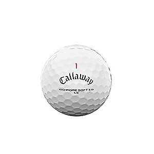 Callaway Golf 2022 Chrome Soft X LS Golf Balls, Triple Track, White