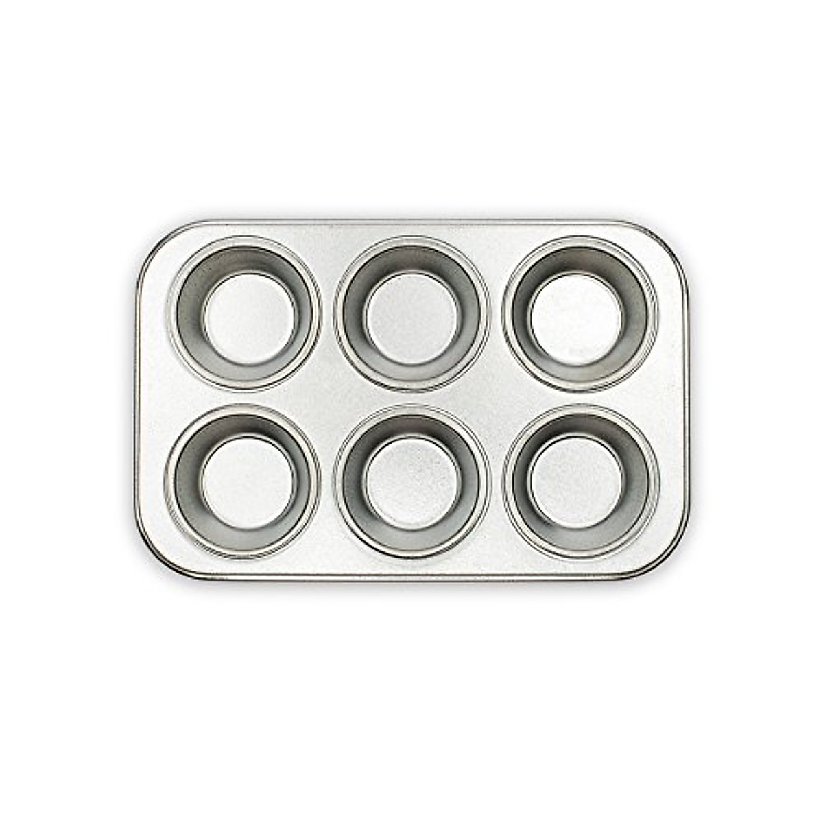 Fox Run Micro Muffin Pan, Tinplated Steel, 6 Cup