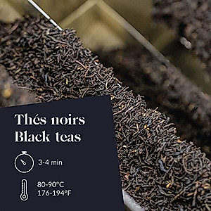 Kusmi Tea - Sweet Love Bio - Blend of Black Tea, Pink Pepper, Guarana & Spices - Organic Flavore Black Tea - 3.5 oz Loose Tea