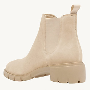 Juliet Holy Boys Girls Ankle Boots Platform Chunky Block Heel Slip On Lug Sole Chelsea Booties for Toddler Little Big Kid