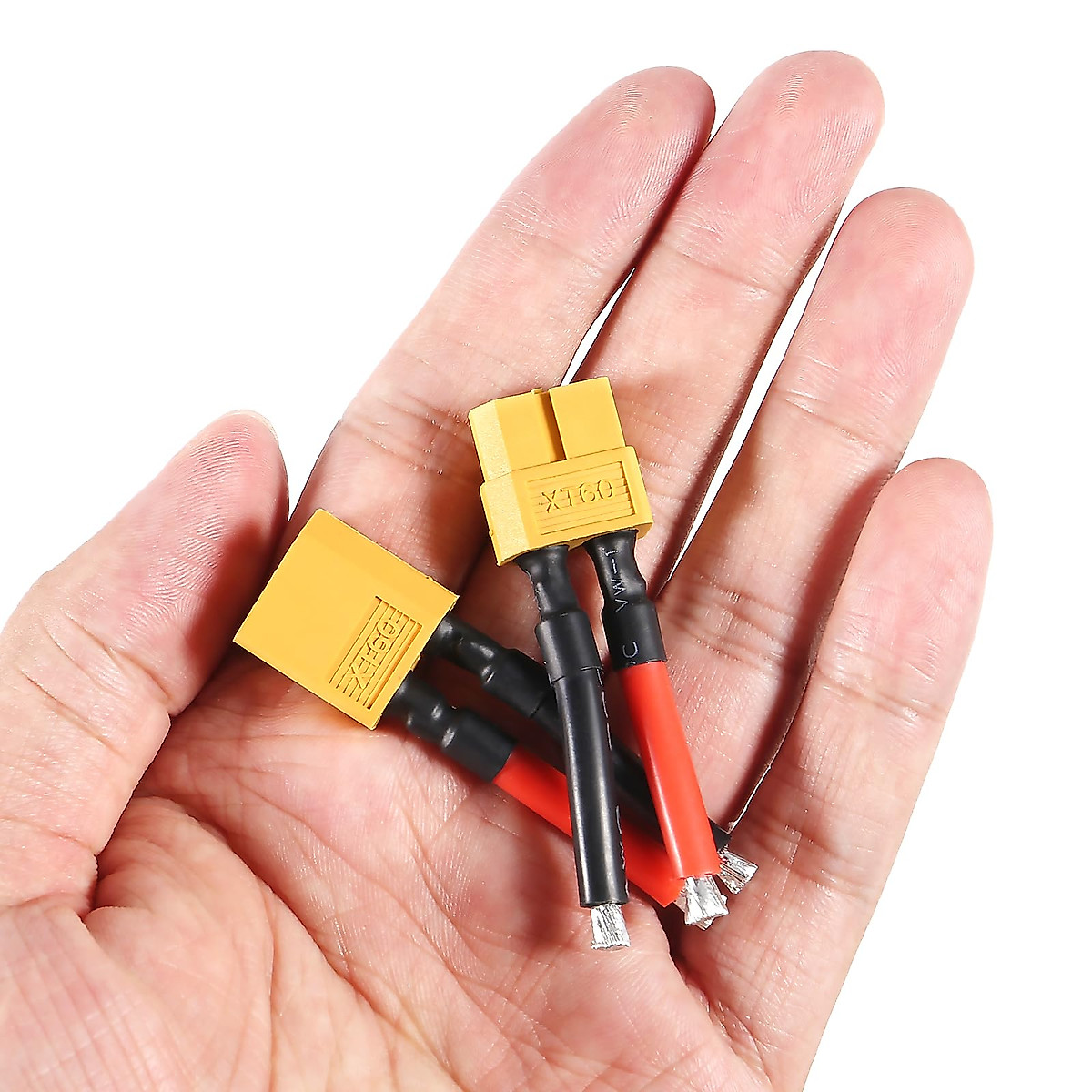 DIANN 5 Pairs XT60 Plug Female and Male Connector with 12AWG Silicon Wire for RC Lipo Battery Cable Drone