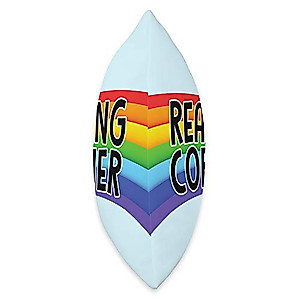 Wild Honey Collections Reading Corner Book Nook Rainbow Kids Throw Pillow, 18x18, Multicolor