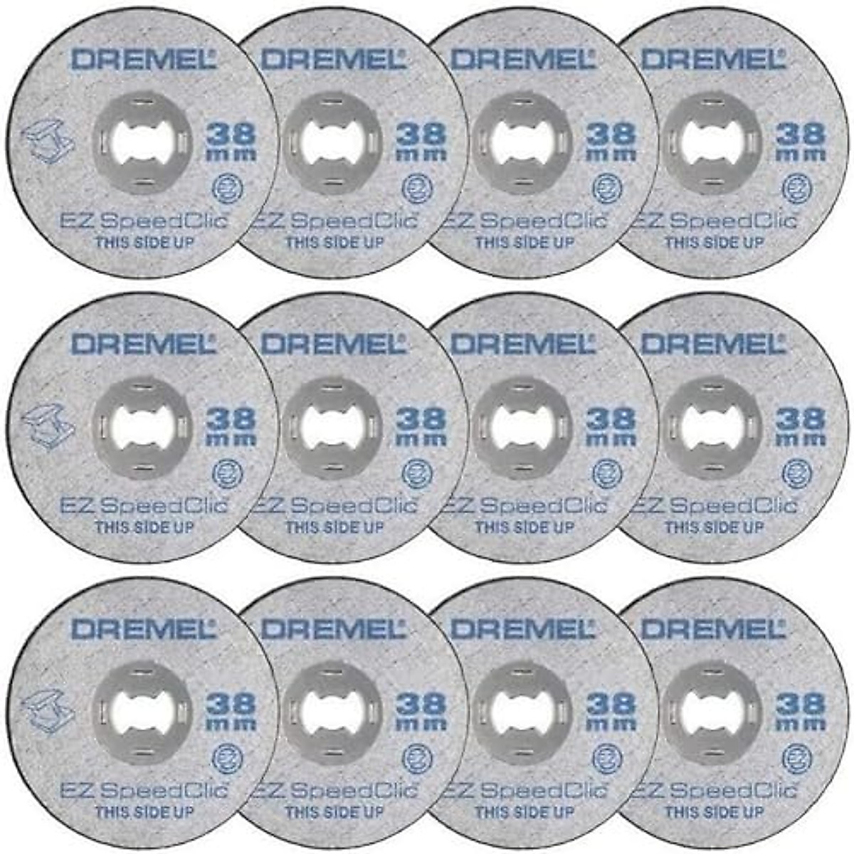Dremel 456B EZ SpeedClic Cutting Wheels Accessory Set with 12 Metal Saw Cutting Discs for Rotary Multi Tool