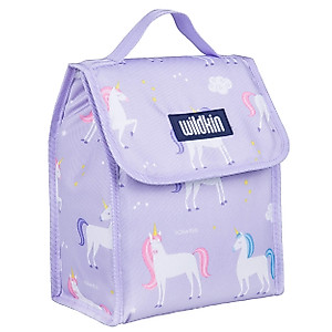 Wildkin Kids Insulated Lunch Bag – Reusable, Ideal for Hot/Cold Snacks, School & Travel - Unicorn