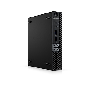 Dell XPWC6 OptiPlex 3040 Micro Desktop, Intel Pentium G4400T, 4GB RAM, 500GB HDD, Black