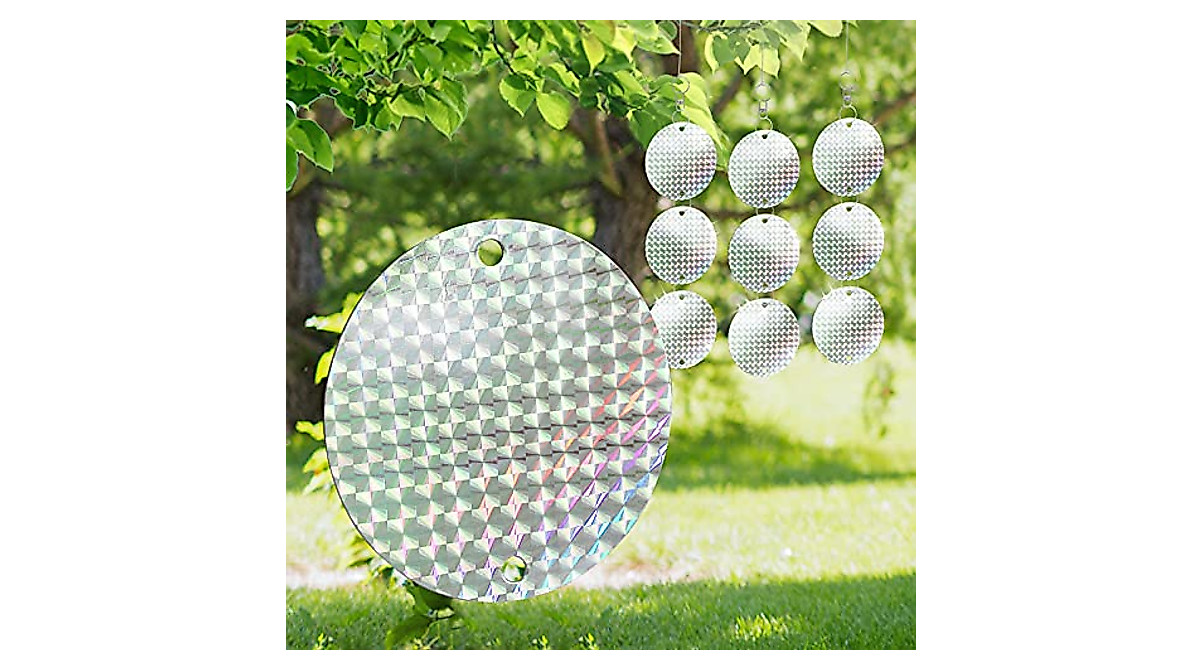 Bird Scare Devices,Woodpecker Outdoor Reflective Discs-Reflector ...