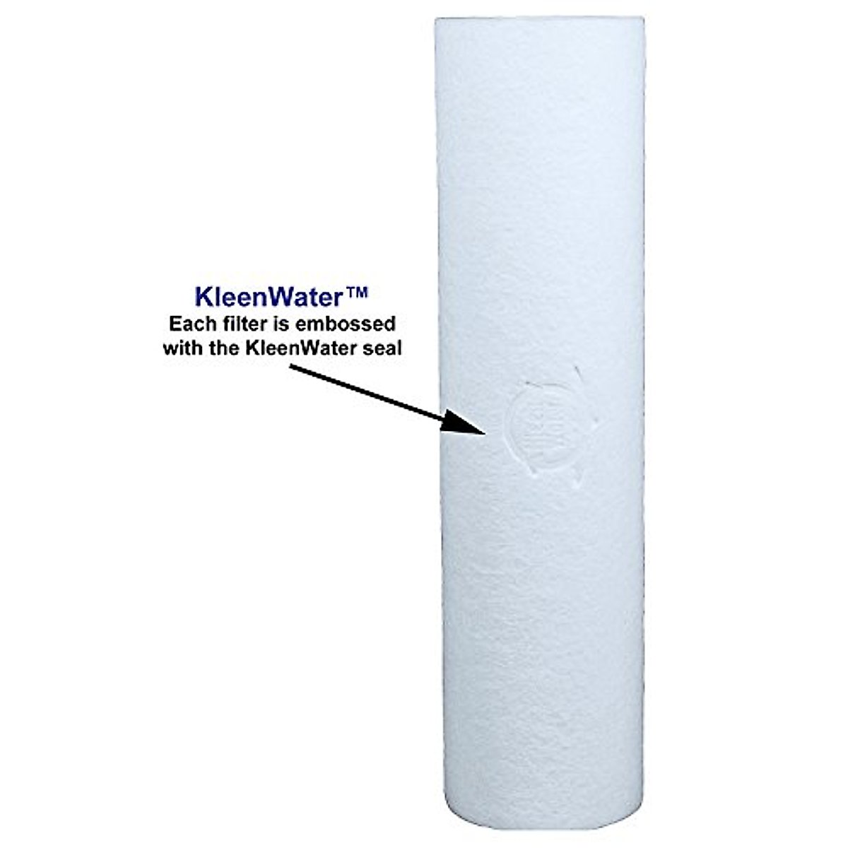 KleenWater KW2510G 50 Micron Water Filters, Set of 3, Compatible with GE GXWH04F GXWH20F GXWH20S and KleenWater KWGE25RG, Qty1, Compatible with GXWH04F, GXWH20F, GXWH20S