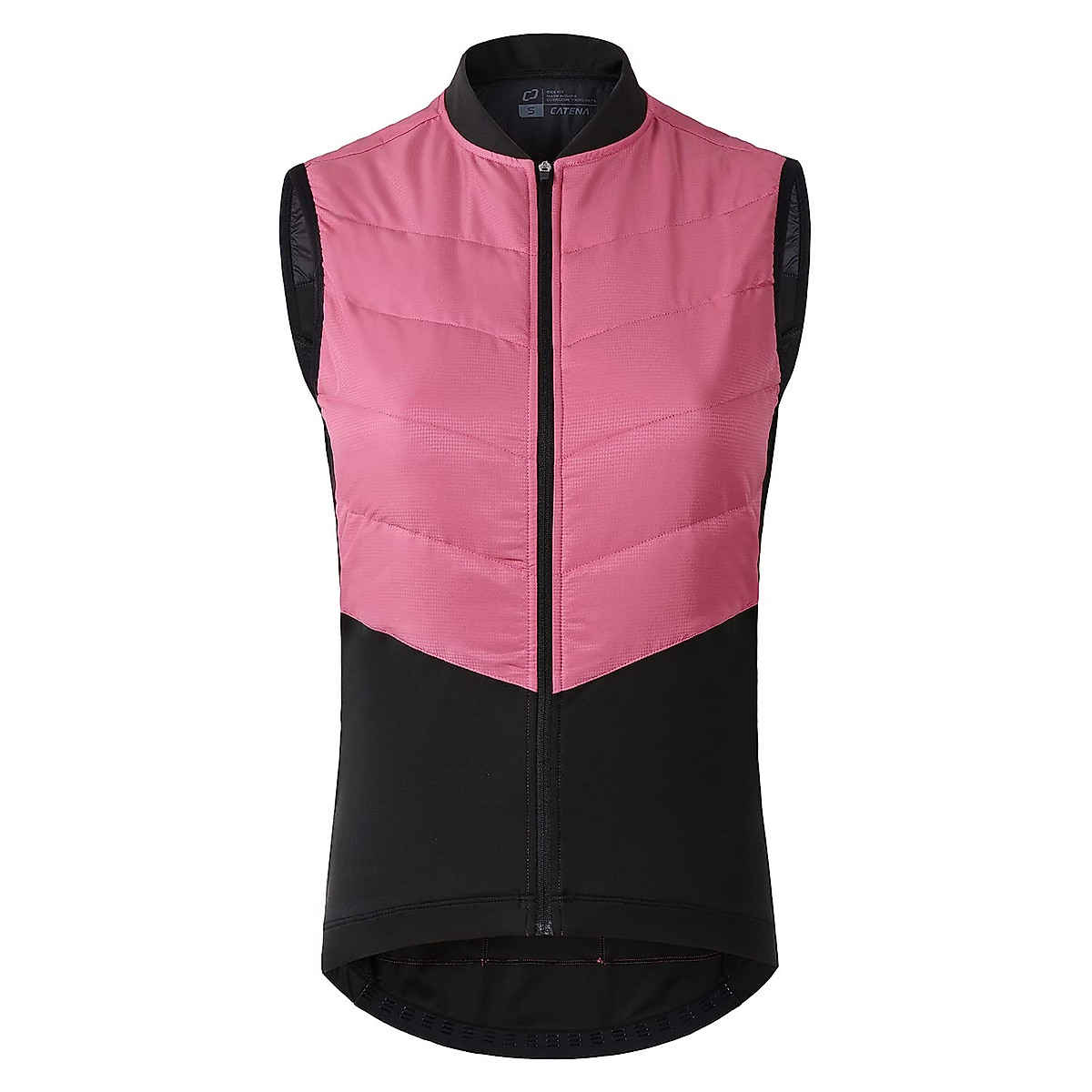 CATENA Space Cotton Women Cycling Vest Lightweight Puffer Warm Sleeveless Jacket Windbreaker Waterproof Coat