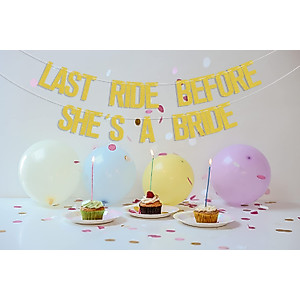 Last Ride Before She's a Bride Banner Gold Glitter, Western Bachelorette Party Decorations, Nashville Bachelorette Party Banner, Cowgirl Bride Banner, Western Cowgirl Bachelorette Party Decorations