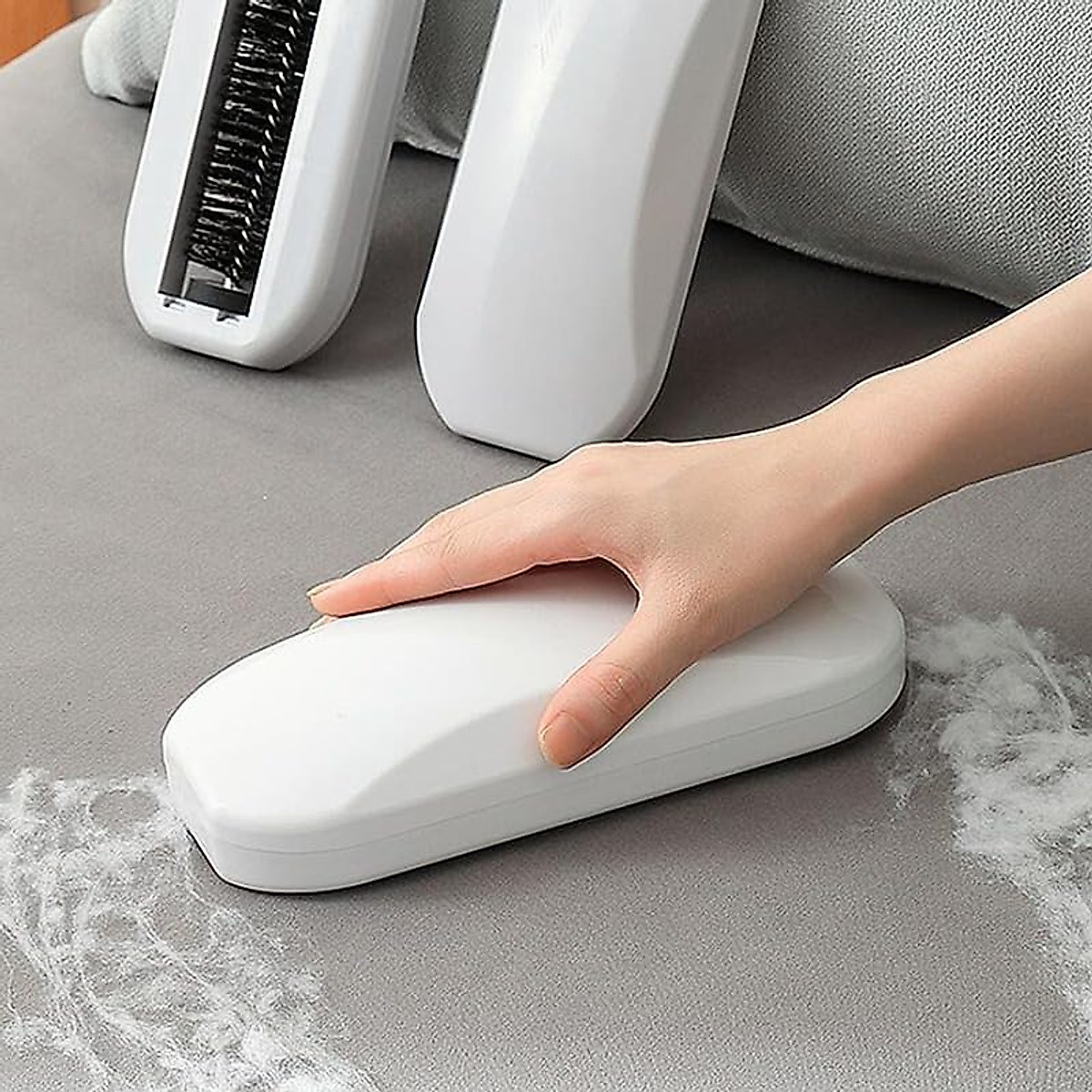 Crumb Brush, Reusable Handheld Crumb Sweeper Home Soft Hair Debris Collector for Table Bed Sheet Clothes Sofa
