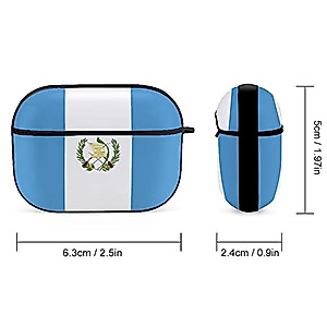VINISATH Guatemala Flag Compatible with AirPods Pro Case Cover with Keychain Portable Shockproof Airpod Cases Accessories Protective Case for Women Men Girls Hard Headphone Case for Apple Airpods Pro
