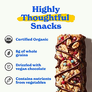 MadeGood Chocolate Drizzled Granola Bars, Birthday Cake (30 Count) Bulk Gluten Free Snacks