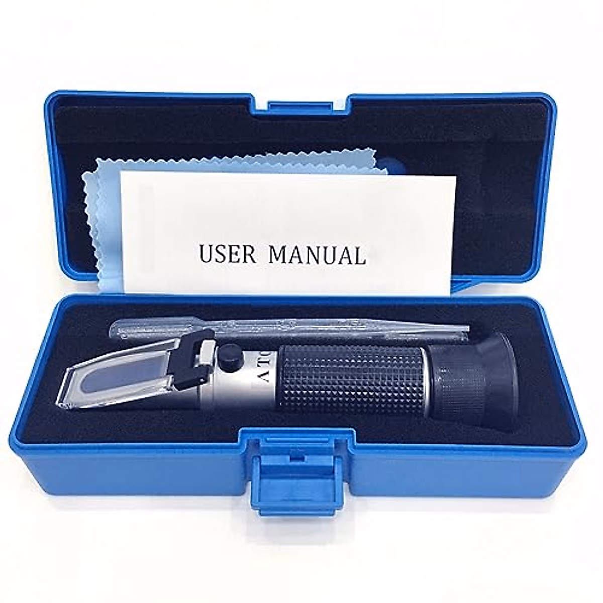Salinity Refractometer 0~28% Scale Range, Measuring Sodium Chloride Content in Brine, Seawater and Industry. Salinometer for Food with Automatic Temperature Compensation (ATC)