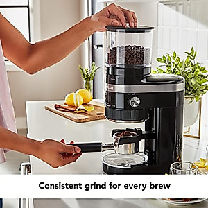 KitchenAid Burr Coffee Grinder - KCG8433,Onyx Black