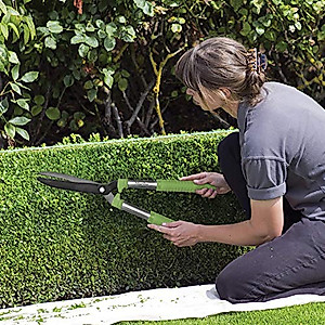 Martha Stewart MTS-LH2GS Long Handle Steel 2-Inch Garden Hedge Shears with Non-Stick Blades