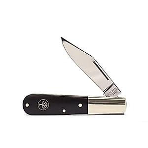 Böker EDC Barlow Traditional Slipjoint Folding Pocket Knife, Grenadill Wood Scales, Extended Nickel-Silver Bolsters, Nail Nick Opener, Made in Solingen Germany