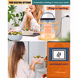 Bento Box Adult Lunch Box with Insulated Bag Spoon Fork, Stainless Steel Thermal Food Container 3-Tier Stackable Lunch Box for Adults Teens, Leak-proof Salad Snack Boxes for Work, School- Rainbow