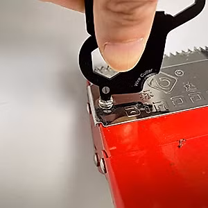19 in 1 Pickup Truck - Survival Pocket Credit Card Tool Wallet Multitool - Bottle Opener Keychain EDC Multi Use Tool - Useful Cool Tools and Gadgets for Men Husband Stocking Stuffers Small Multitools