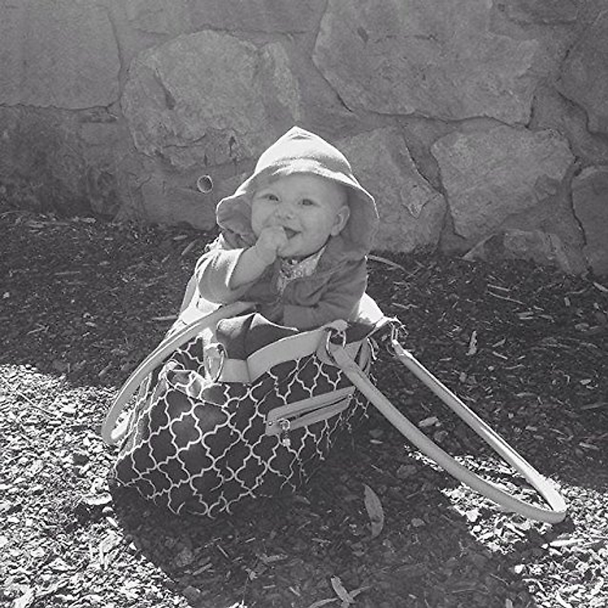 JJ Cole Satchel Diaper Bag, Navy Arbor