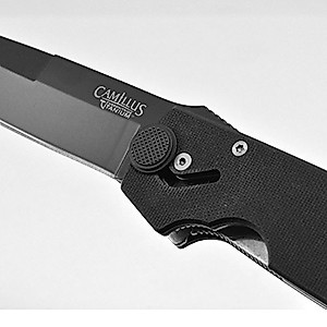 Camillus Cuda 9" Durable Lightweight Corrosion-Resistant Drop Point AUS-8 Stainless Steel Everyday Carry Folding Pocket Knife with Cuda Opening Technology