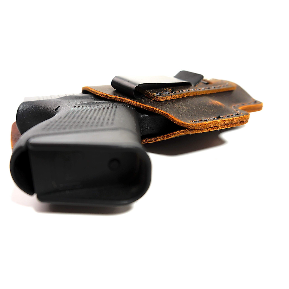 Muddy River Tactical Smith and Wesson SD 9/40 VE - Soft Sided Leather Inside The Waistband (IWB) Concealed Carry Holster- IWB Holster (Right Handed)