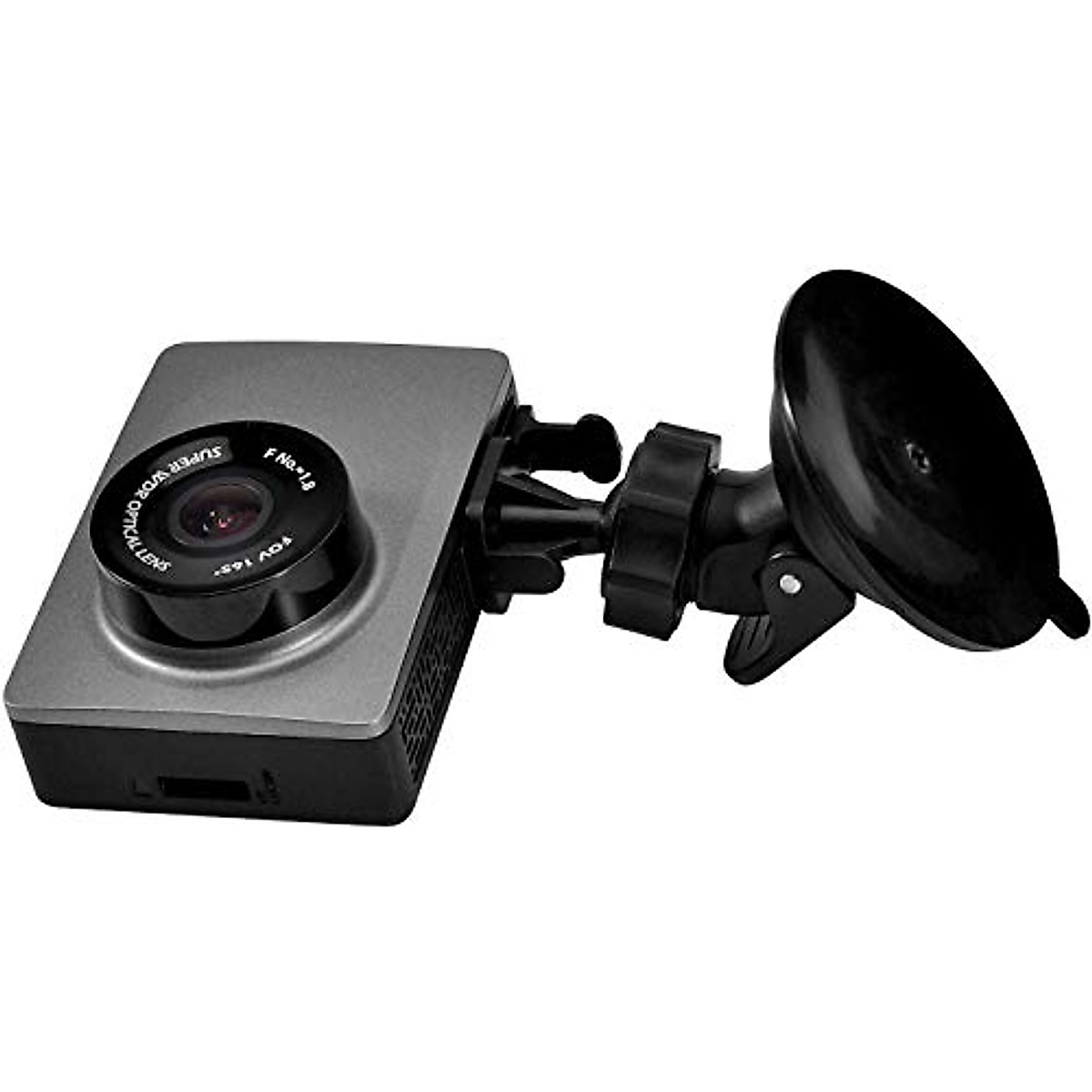 TiToeKi Dash Cam Suction Mount with 15+ Swivel Ball Adapters Compatible with Rexing V1, UGSHD, Falcon F170, KDLINKS, Vantrue, APEMAN, , Z-Edge, Roav, Old Shark, YI, Peztio, UGSHD and Most Dash Cameras