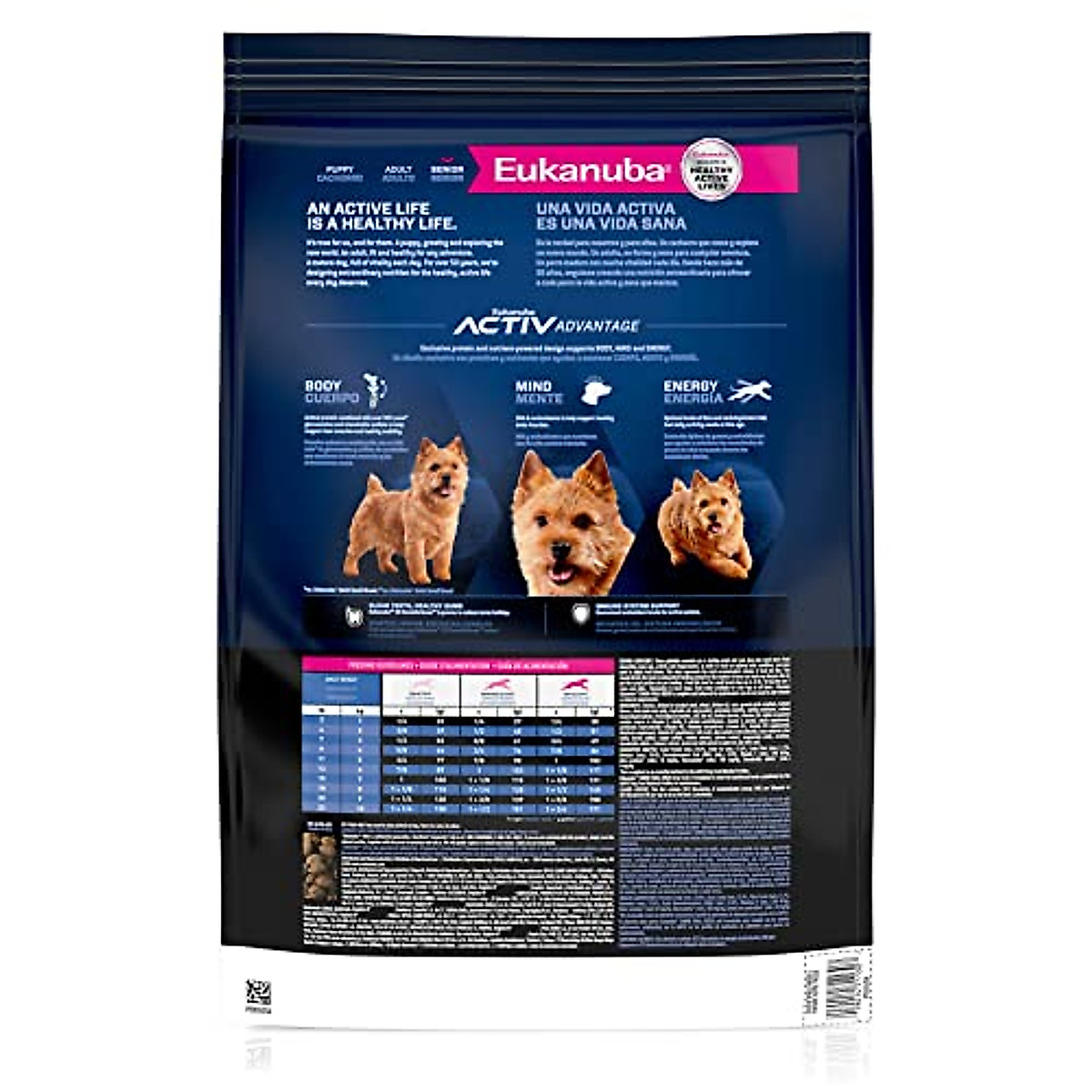 Eukanuba Senior Small Breed Dry Dog Food, 5 lb