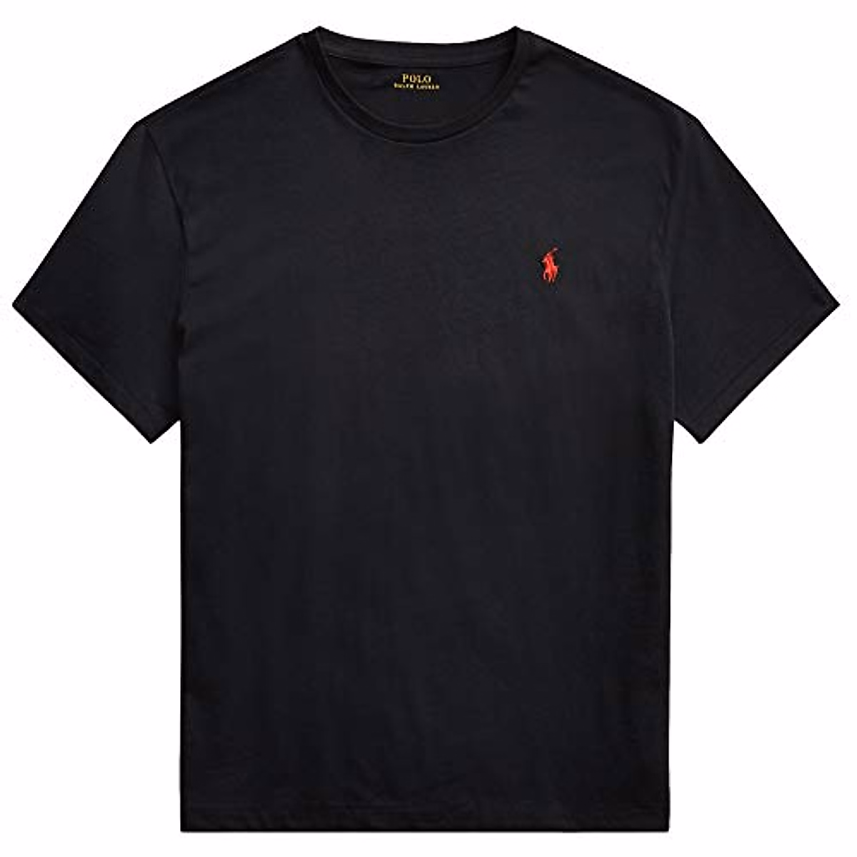 POLO RALPH LAUREN Mens Crew Neck T-Shirt (M, Black)