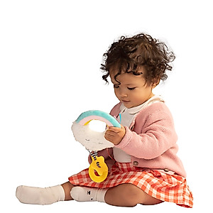 Manhattan Toy Cherry Blossom Days Cloud Baby Circle Rattle with Crinkle Paper and Teethers