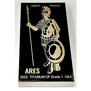 Ares 1 Pound Titanium Art Bar | Greek Gods