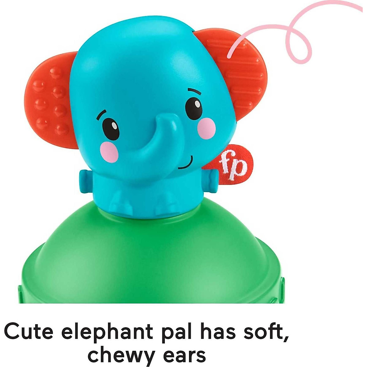 Fisher-Price Stacking Elephant, Infant Stacker Activity Toy For Baby Ages 6 Months And Older