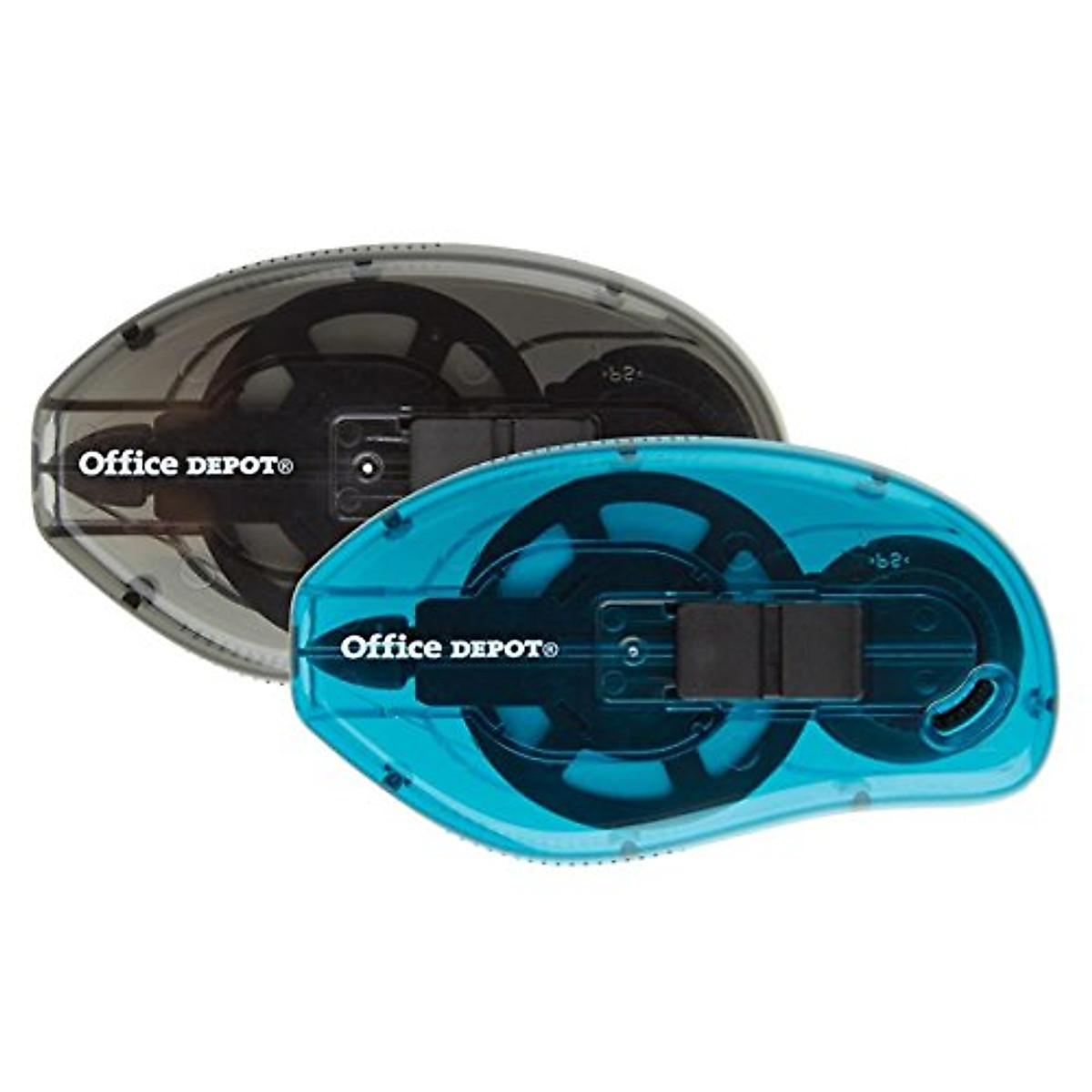 Office Depot® - Correction Fluid - Correction Tape Slide - 7.5" x 3.95" x 1" - White - PK of 2