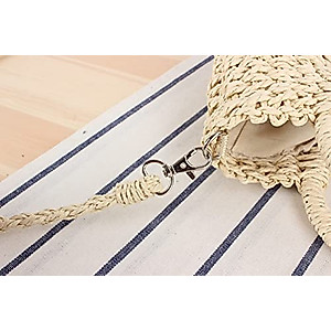 Summer Beach Handbag Women Straw Tote Purse Top Handle Crossbody Bag for Travel Vocation