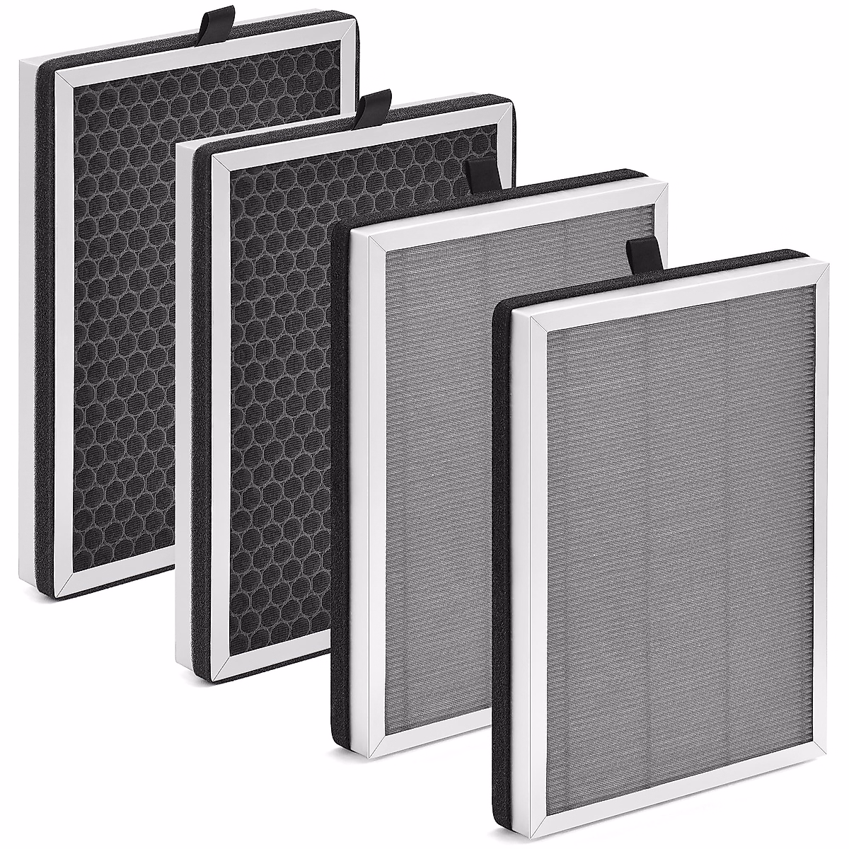 Nisreen JF 260 Replacement Filter Compatible with Jafanda Air Purifier Filter JF260, 3-in-1 True HEPA Filter for JF260 Air Puri-fier, Part# JF260-RF, 4-Pack