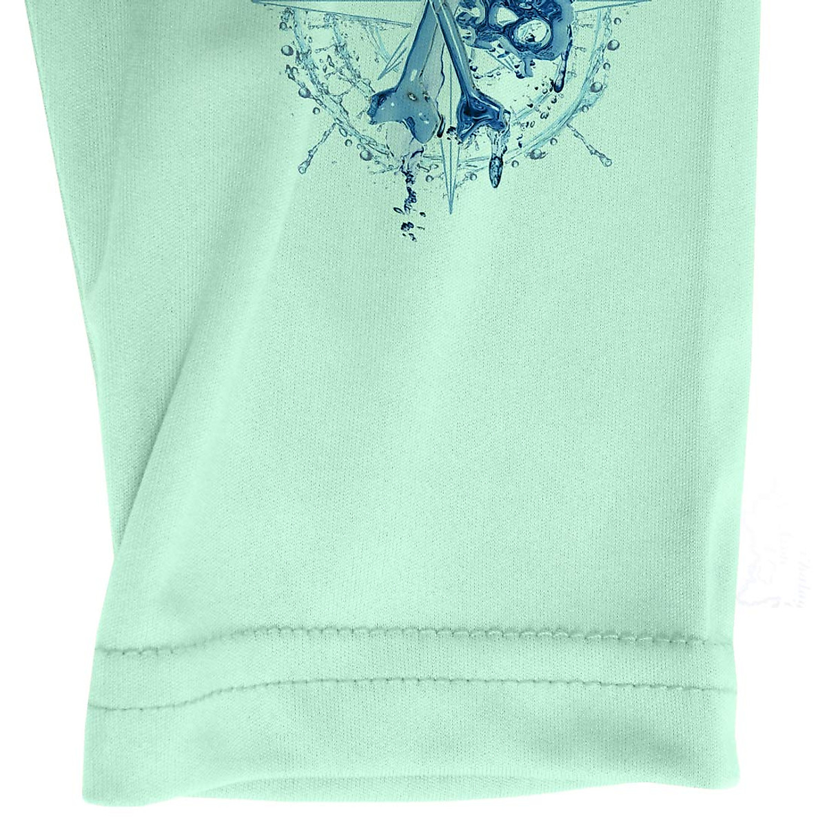 Rattlin Jack Men's UV Sun Protection Sport Fishing Shirt Marlin Gold XL Teal