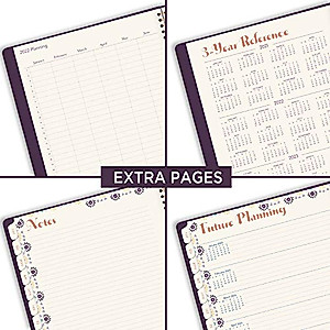 Cambridge 2022 Weekly & Monthly Appointment Book & Planner by Cambridge, 8-1/2" x 11", Large, Sundance, Purple (5051-905)