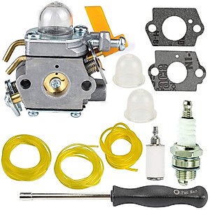 C1U-H60 Carburetor Replace 308054013 308054077 308054003 985624001,for Ryobi 30cc 26cc 25cc RY28141 RY30120 RY28100, Homelite UT33600A UT33600 UT33650 String Trimmer by TOPEMAI