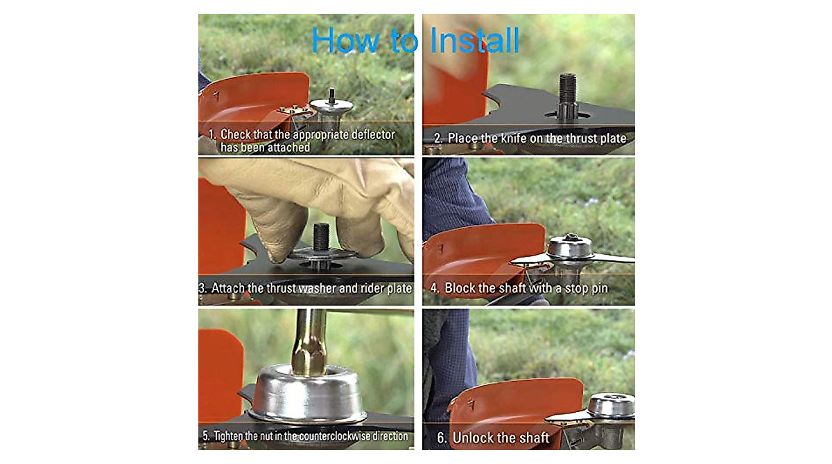 Geelyda Lawnmower Blade Adapter Kit for Stihl Trimmers