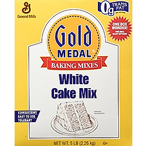 GeneralMills LR/D GOLD MEDAL WHITE CAKE MIXES 6 CASE 5 POUND, 5-pounds