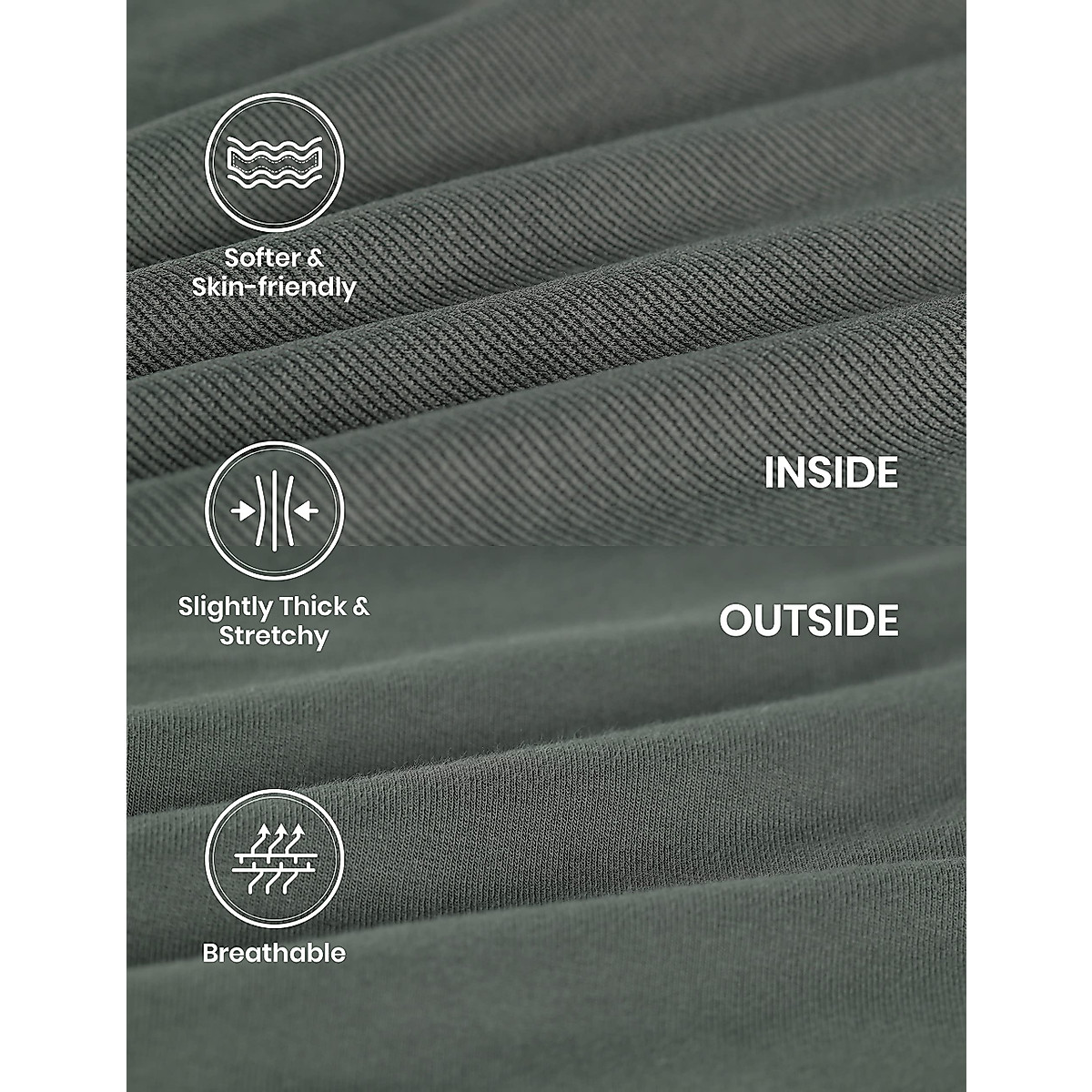 CRZ YOGA Women's Full Zip Hooded Sweatshirts Workout Sweat Jackets Slim Fit Running Track Hoodies with Thumbholes Grey Sage Medium