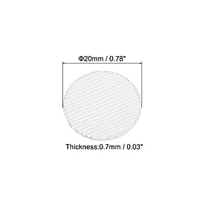 PATIKIL 20mm/0.78" Aluminum Foil Cap Liner, 150Pcs Resistant Tamper Induction Heat Sealer Sealing Liners for Glass Bottle Jar Lid