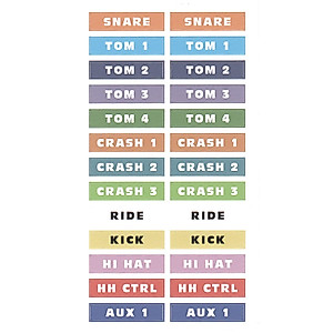 Silverline 12 Cable Snake Harness Kit Replacement for Yamaha DTX and DTX Version 2 Drum Sets