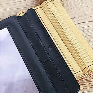 3X Full Page Magnifier A4 Large Sheet Reading Magnifying Glass Portable Reading Aid Lens for Reading Books & Newspapers & Low Vision Aids