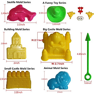 MUKOOL Sand Molding Tools 42pcs Mold Activity Set Compatible with Any Molding Sand